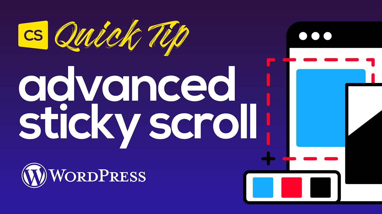 How to Create Advanced Sticky Scroll Effects in WordPress with Cornerstone