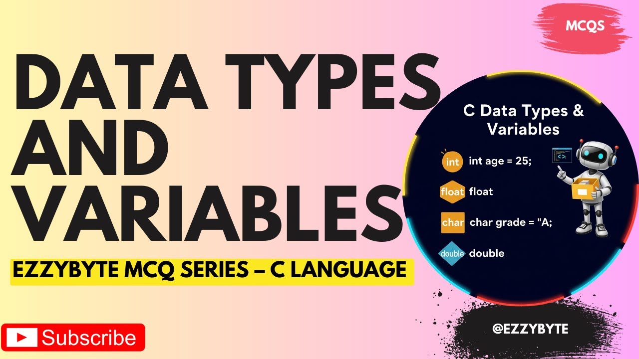 C Programming MCQ: Data Types and Variables | Crack Your Exams Fast! #ezzybyte #interview #cmcq
