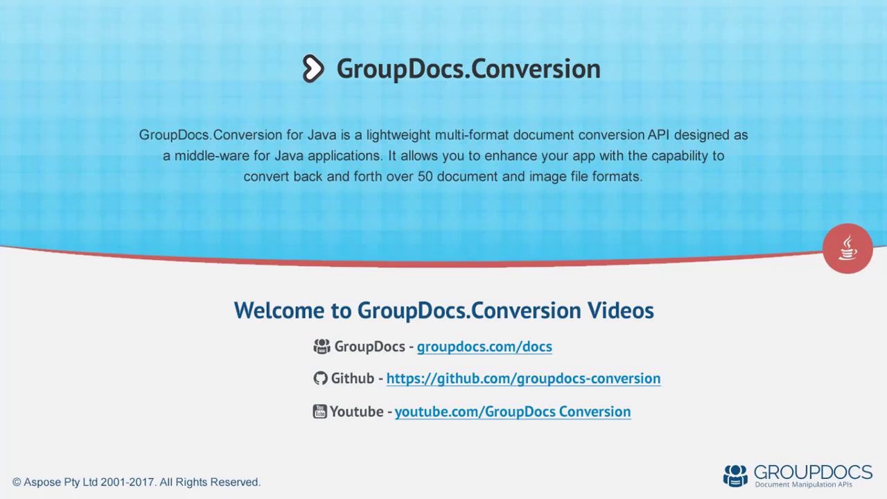 GroupDocs Conversion for Java Applying License