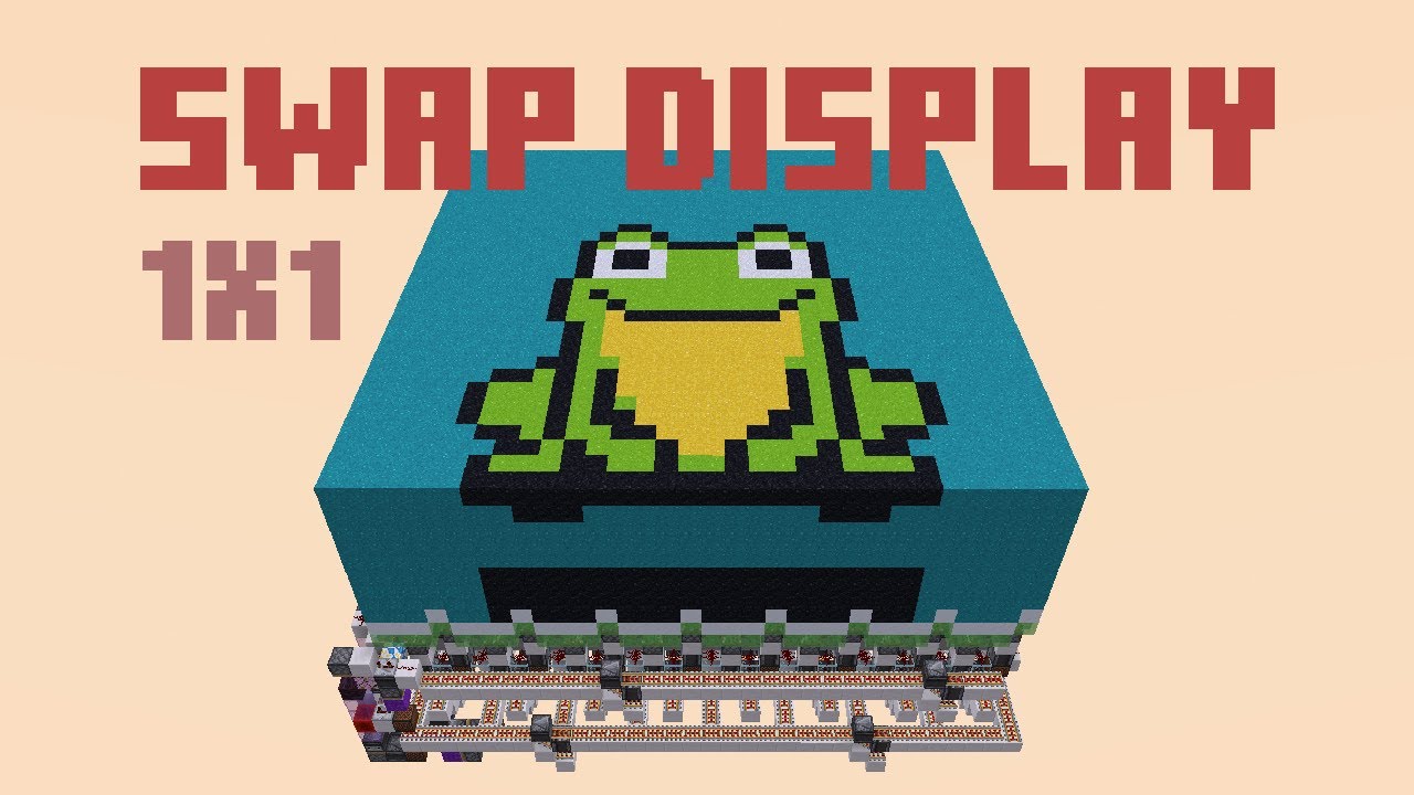1x1 Pixel Multi-Layer Block Swap Display