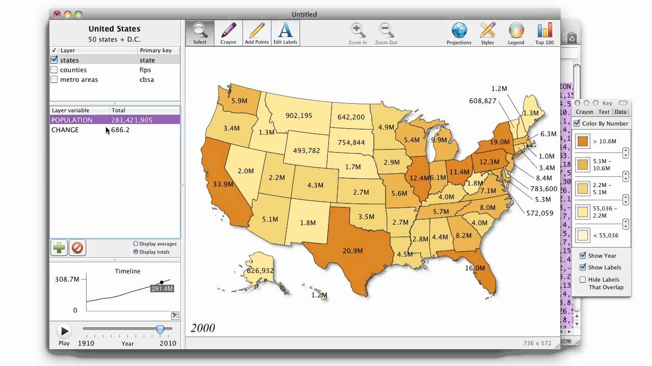 Magic Maps: U.S. Population Tutorial