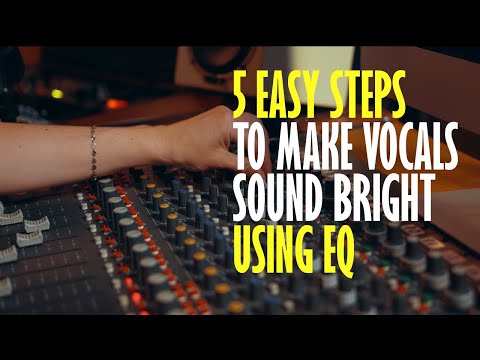 How To Use EQ Section on Analogue Mixer To Make Vocals Bright And Clear