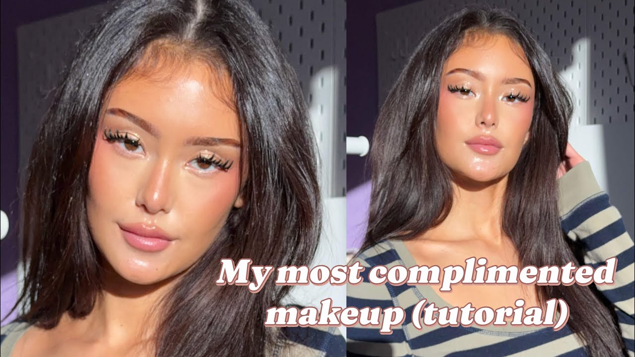 MY MOST COMPLIMENTED MAKEUP (TUTORIAL) (GRWM) Katiexyi