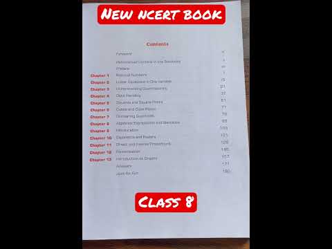 New Ncert book class 8 #math #cbse #cbsesyllabus #class8 #formula #mathsclass8