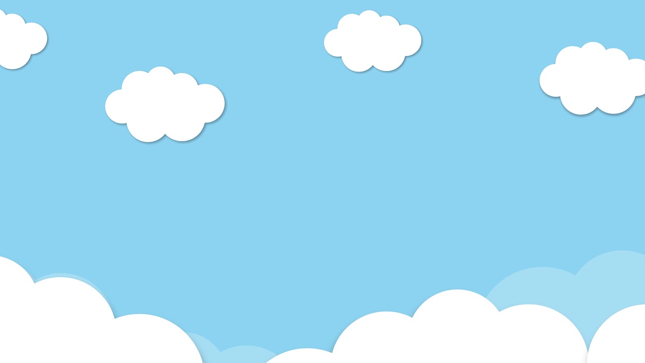 Animated Cloud Vector Background