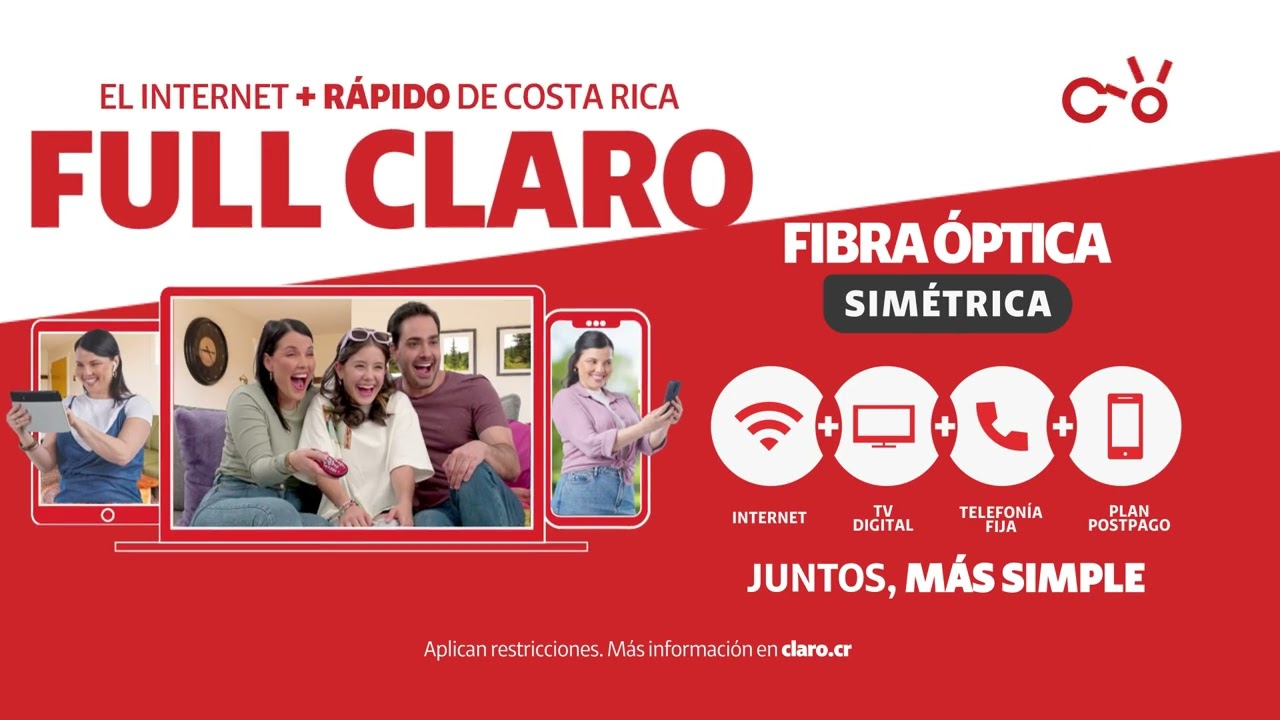 Disfrutá con Full Claro del mejor Internet y TV | Claro Costa Rica