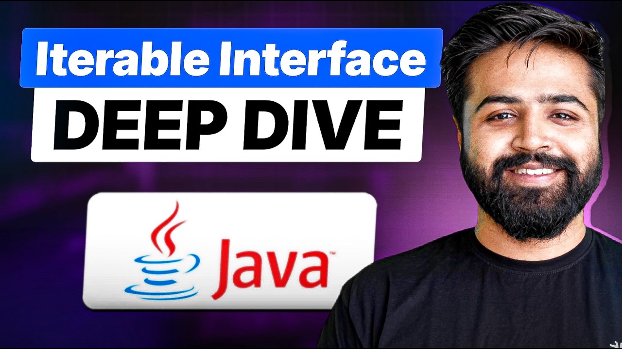Iterable Interface in Java | Why Iterator Exists? | For-Each Loop | Java Full Course #30