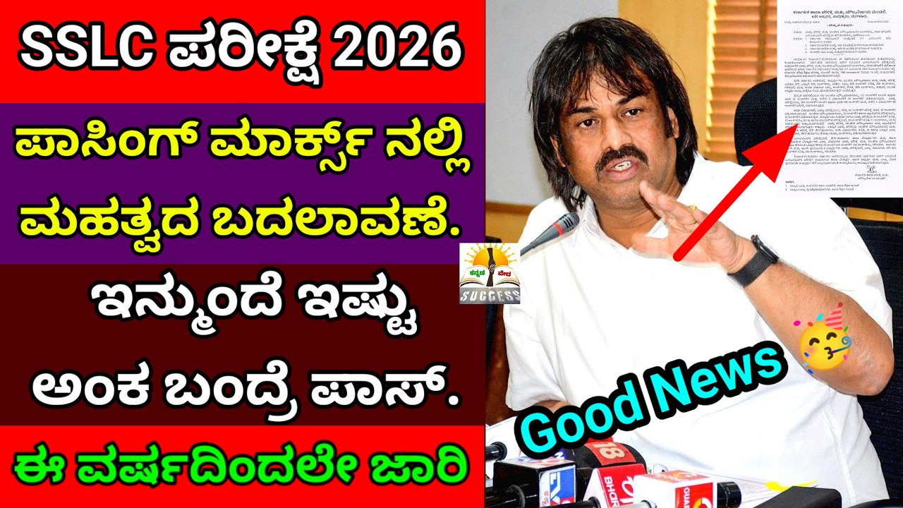 SSLC Passing Marks 2026  | KSEAB | SSLC Passing Marks New Rule |SSLC Exam 2026 Passing Marks For All