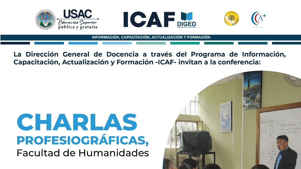 Conferencia ICAF - Charlas profesiográficas, Facultad de Humanidades