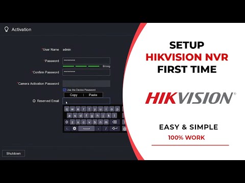 How To Set Up Hikvision NVR For The First Time