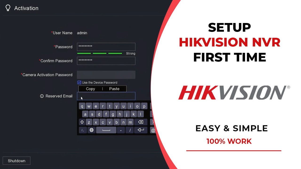 How To Set Up Hikvision NVR For The First Time