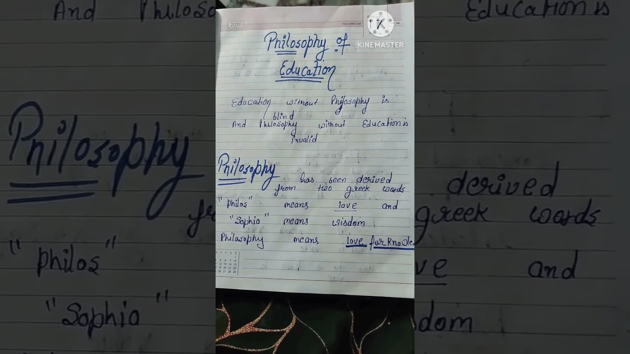 philosophy of education