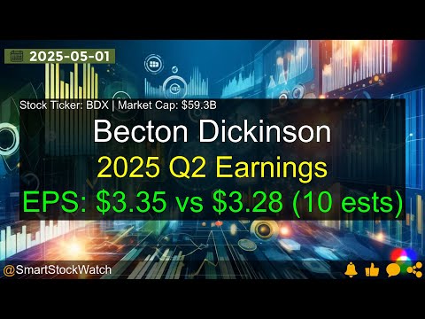 Becton Dickinson (BDX|$59.3B) - 2025 Q2 Earnings Analysis