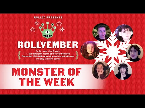 Monster of the Week with Dungeons, Dice and Everything Nice | Rollvember