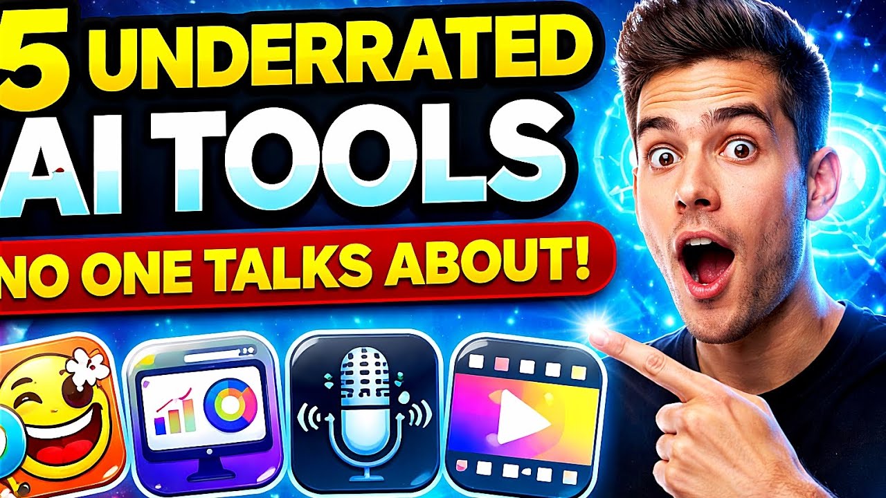 5 Most Underrated AI Tools No One Is Talking About!!