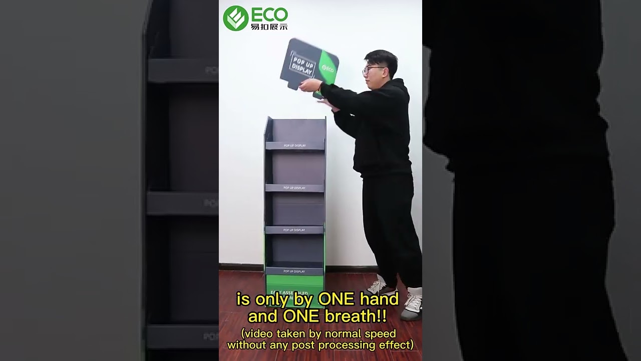 POP Up Display Stand which can be assembled with 3 seconds.