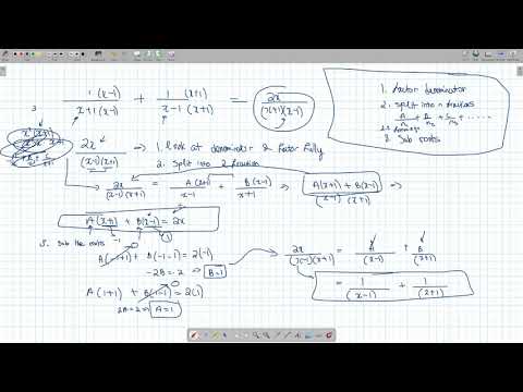 G12S AP Calculus 8.2 [Partial Fractions and Integration] CP