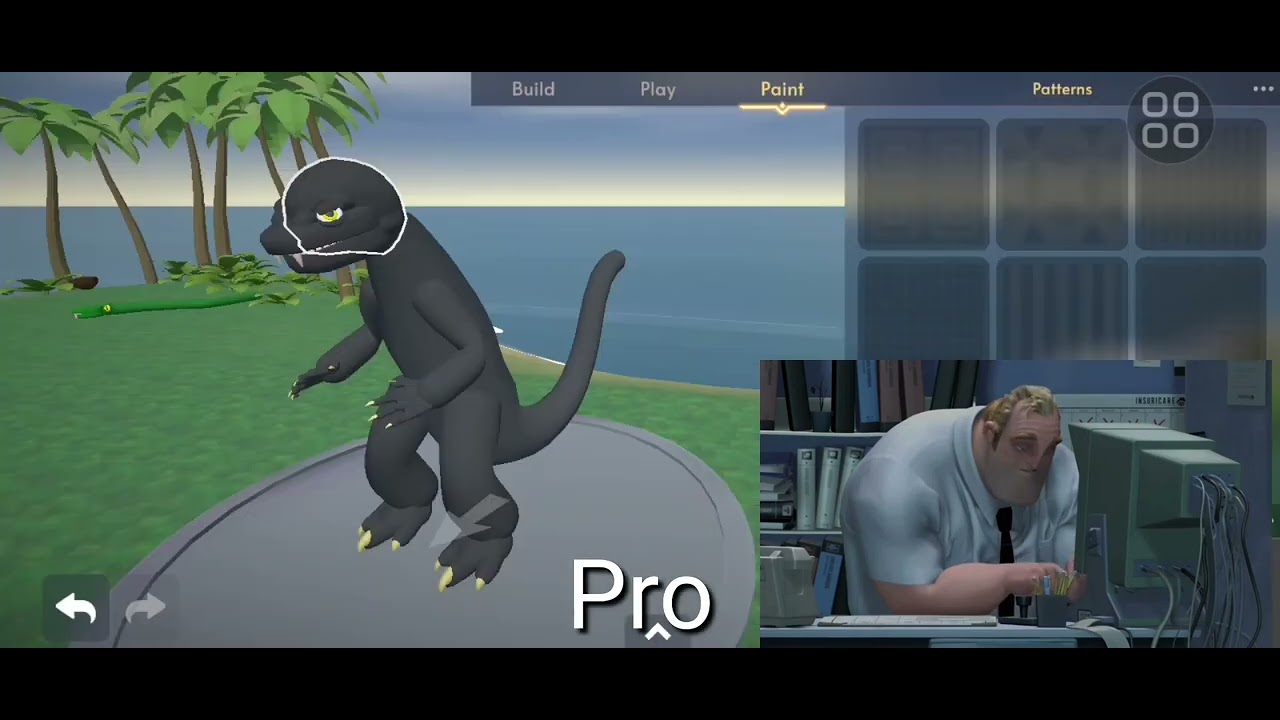 Creating Godzilla in Creature Creator (Noob vs Pro)