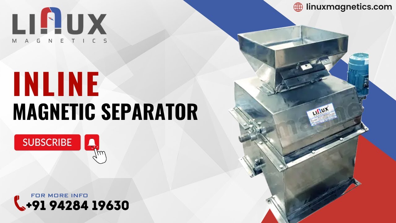 Inline Magnetic Separator | Linux Magnetics