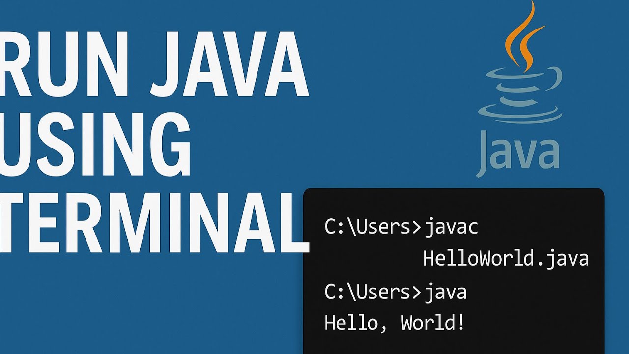 Java - 06: Run java program using command line interface