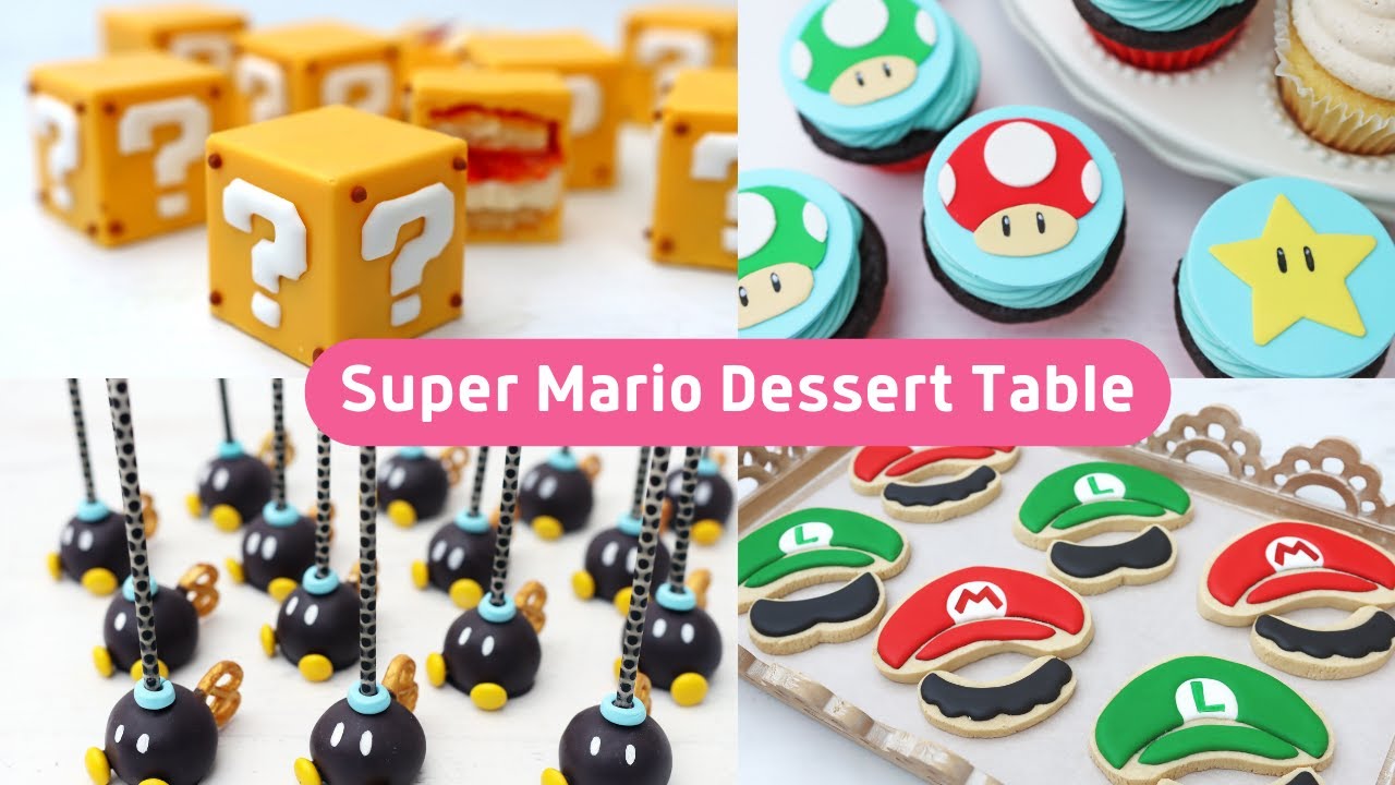5 EASY Super Mario Treats - Super Mario Party Ideas