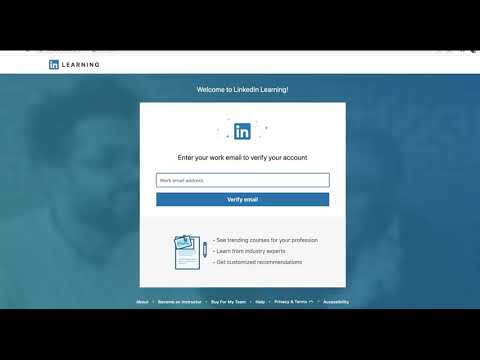 LinkedIn Learning, Create an Account