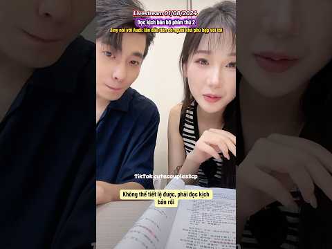 Jiny nói với Audi: lần đầu gặp người khá phù hợp Lư Hoán Du x Trương Tấn Nghi livestream 01/08/2024