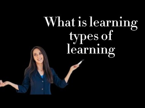 What is learning, Learning in psychology