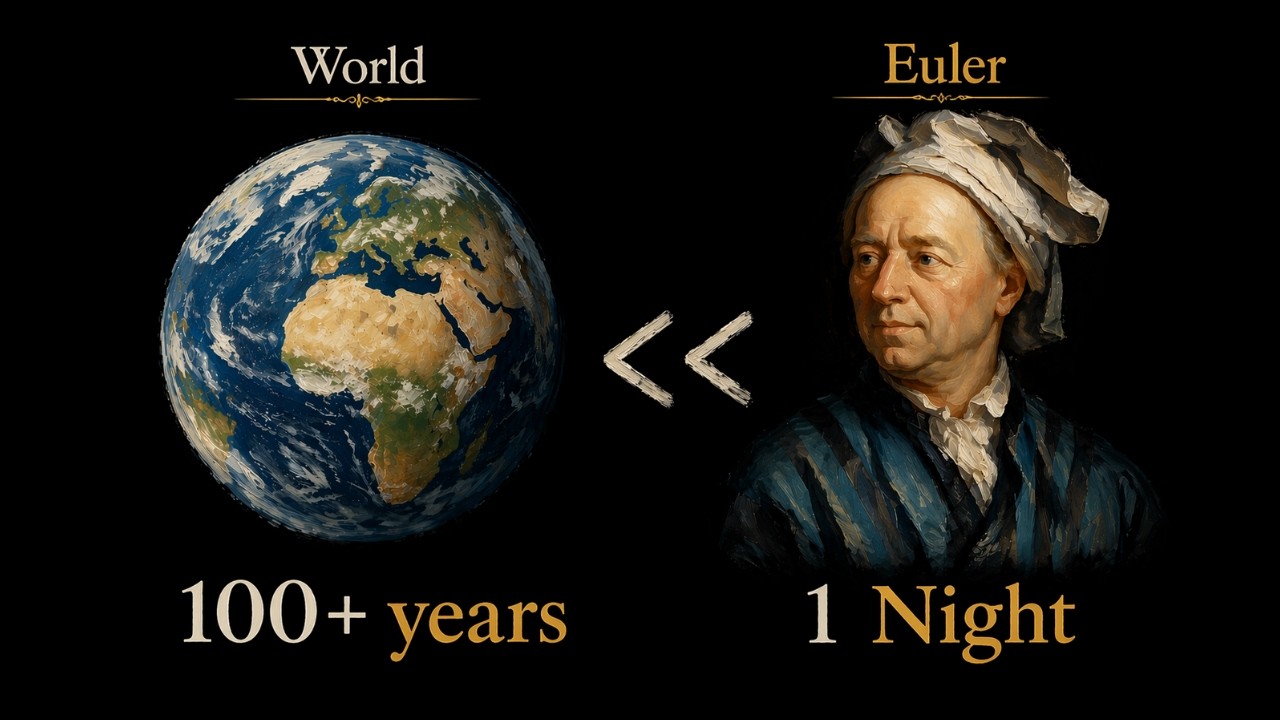 This Problem Took a CENTURY — Euler Needed ONE Night