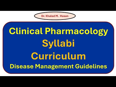 Clinical Pharmacology Syllabi / Curriculum