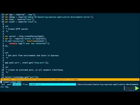 Learn Mastering Express Web Application Development Installing Socket io | packtpub com - Mind ...