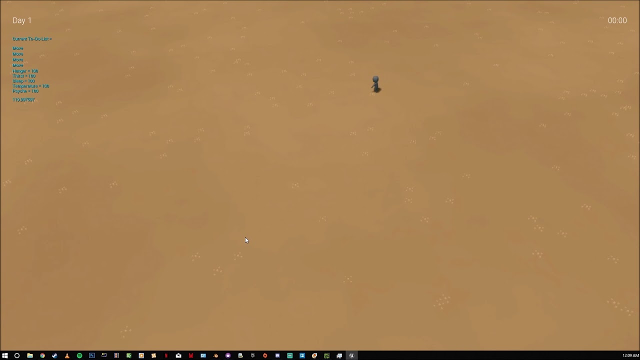 UE4 Utility AI Job Queue Test