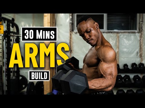 30 Minute Dumbbell Arms Workout [Biceps & Triceps] | Build Muscle #10