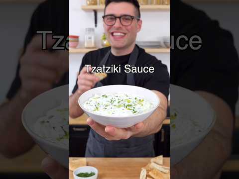 How to make Tzatziki (Greek Yogurt Cucumber Dip)