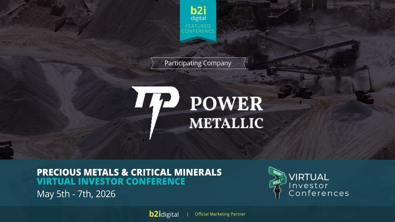 Power Metallic Mines Inc (OTCQB: PNPNF | TSXV: PNPN) at Precious Metals & Critical Minerals VIC 2026