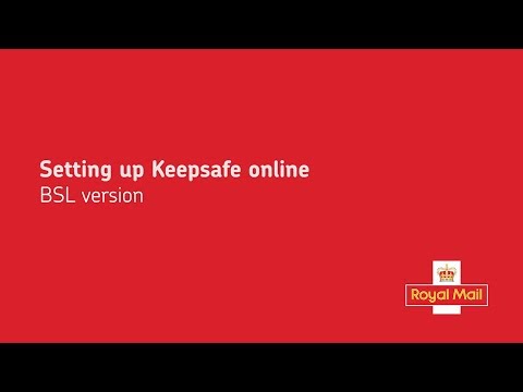 Setting up a Keepsafe online (British Sign Language version)
