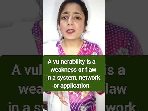 What is vulnerability in cyber security? #shorts #viralshorts