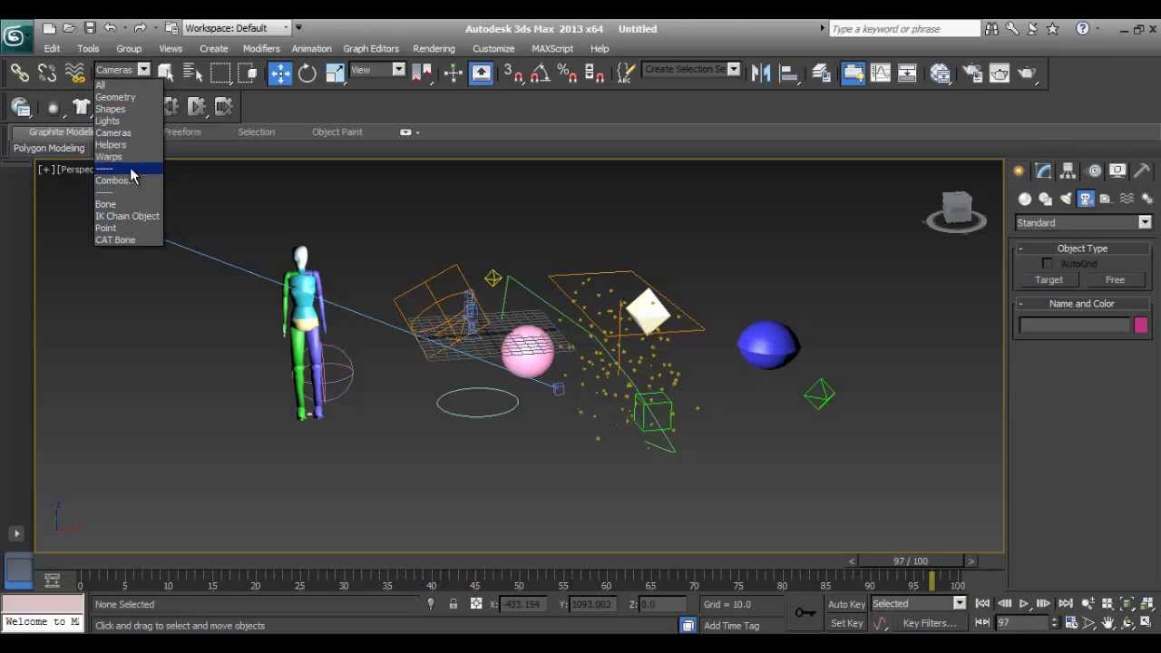 Selection Filter : Lesson  3Ds Max