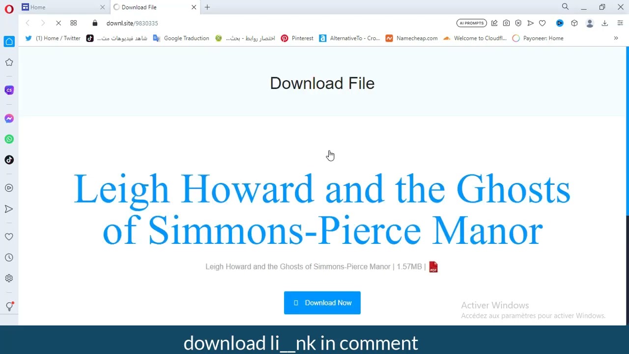 Leigh Howard and the Ghosts pdf 2023