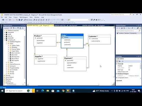 How to Create Simple ERD in SQL Server