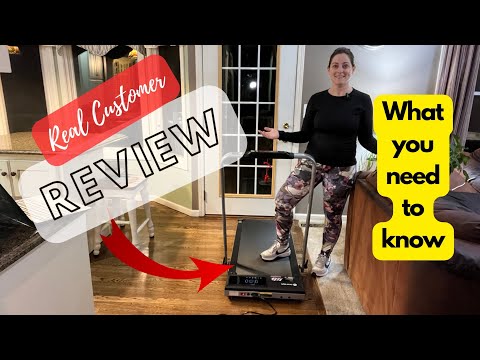 DeerRun walking pad treadmill demonstration & review