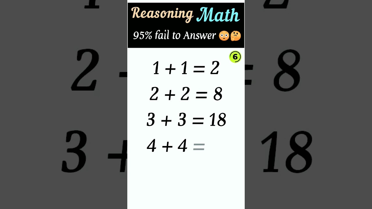 95% fail | hacking question | reasoning #shorts #viral #shortvideo #mathhack #maths