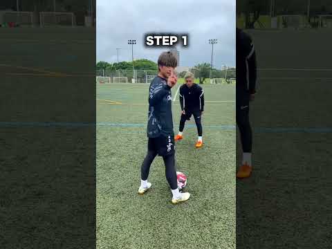 LEARN THIS SKILL⚽️BEHIND TOUCH CUT #football #soccer #shorts