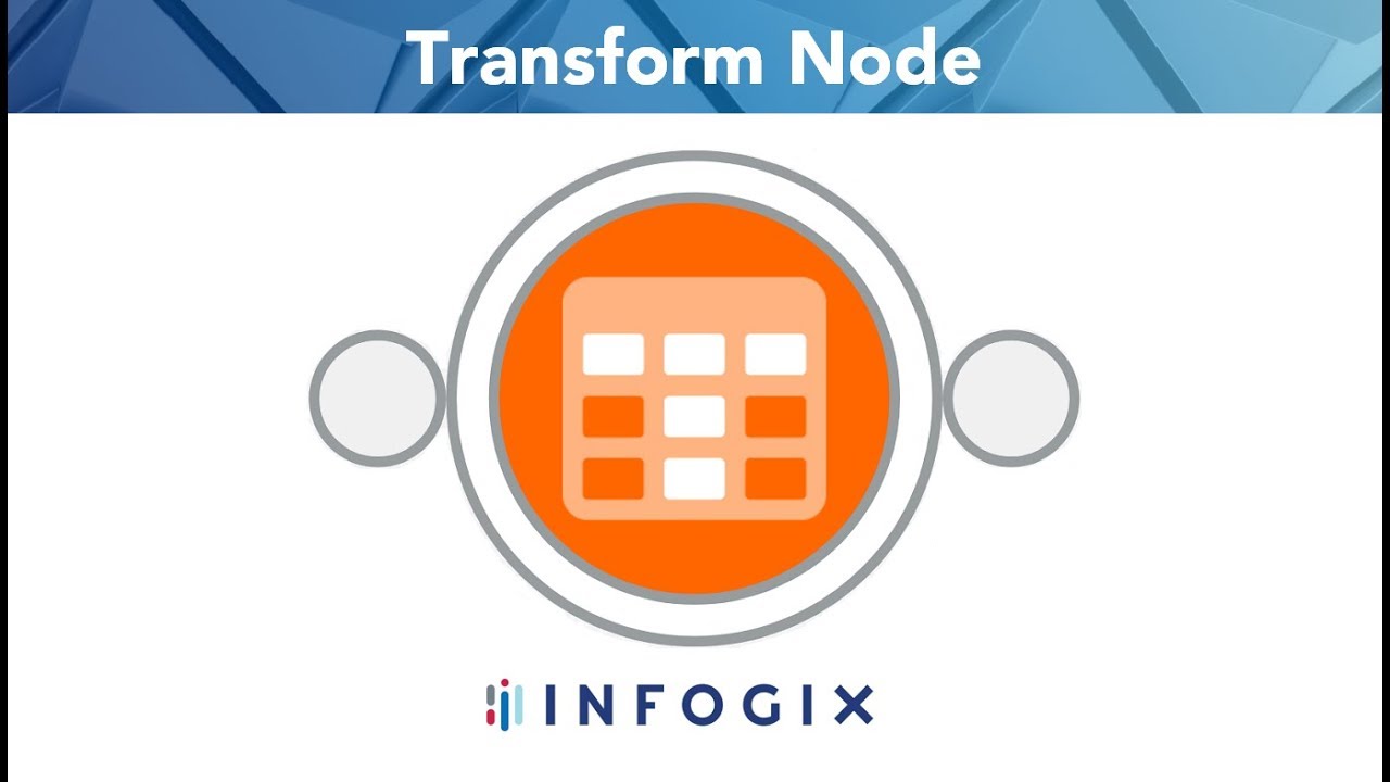 Data3Sixty Analyze - Transform Node