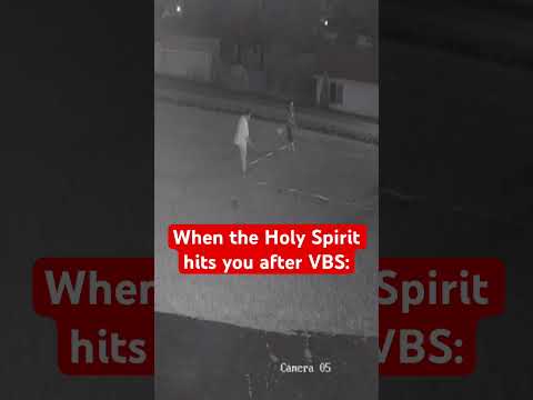 When the Holy Spirit hits you after VBS: 😂💀 #funny #church #vbs
