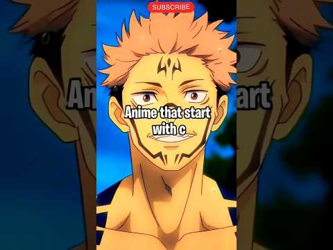 Best Anime That Start With C #otaku #shorts #anime