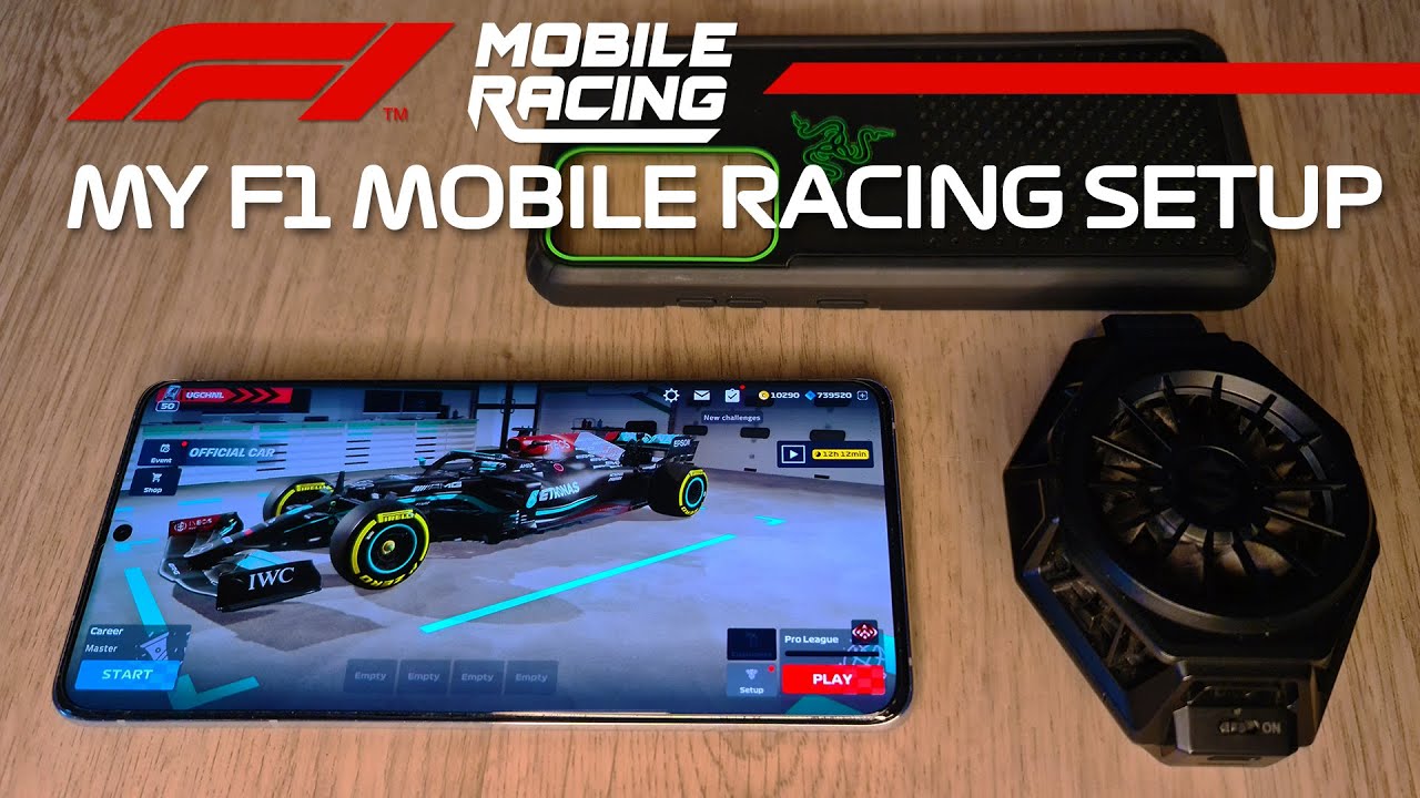 My F1 Mobile Racing Setup | Phone + Accessories + Game Settings