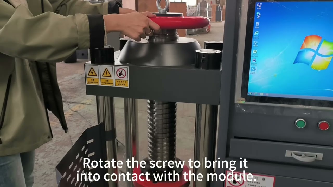 Compression Testing Machine #operation  | Step-by-Step Guide