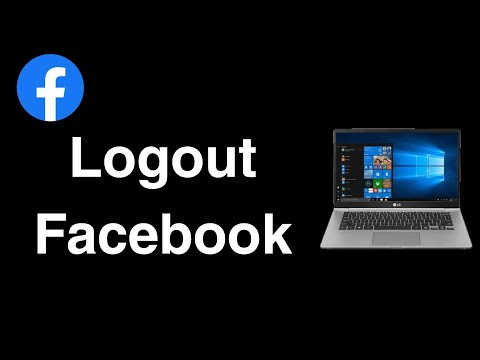 How to Logout Facebook in Laptop