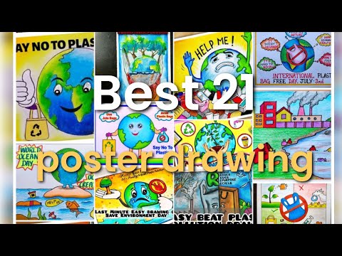 Say no to plastic posters, world environment day poster 2023